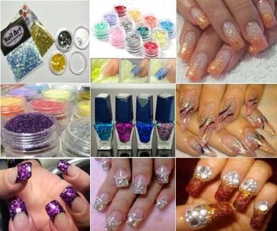 How to Apply Glitter in Nail Art