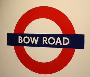 Bow Road Tube Station London