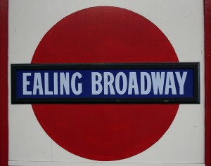 Ealing Broadway Tube Station London