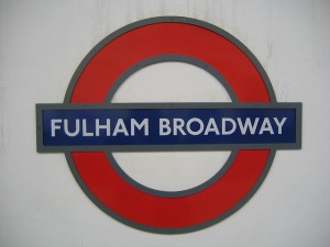 Fulham Broadway Tube Station London