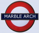 Marble Arch Tube Station London