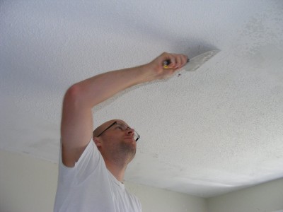 How to Repair a Textured Ceiling