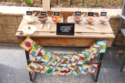 How to Set Up an Ice Cream Bar