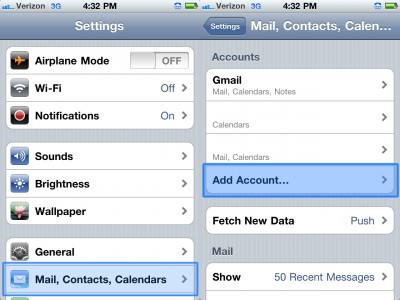 How to Set Up a New Mail Account on an IPhone