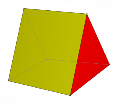 Difference between Triangular Prism and Triangular Pyramid Tetrahedron 1