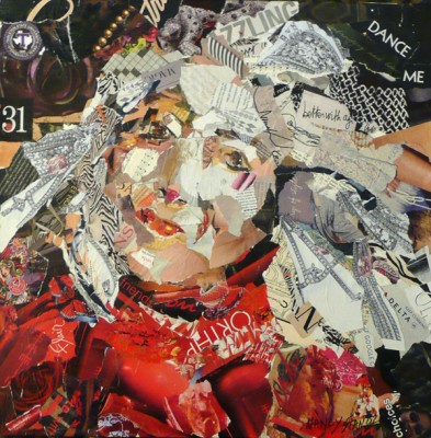 How to Make a Torn Paper Collage Portrait