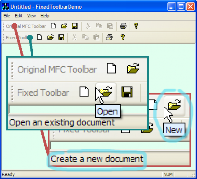 How to Use MFC Toolbars